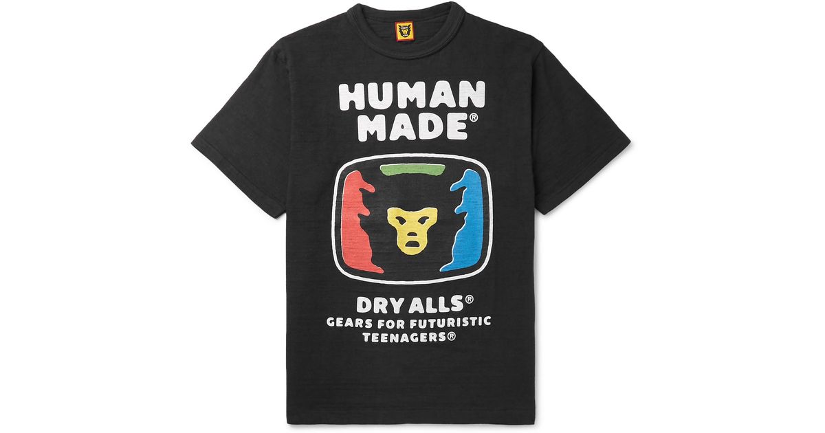 Human Made Cotton Men's 1711 Dry Alls Graphic T-shirt in Black for Men ...