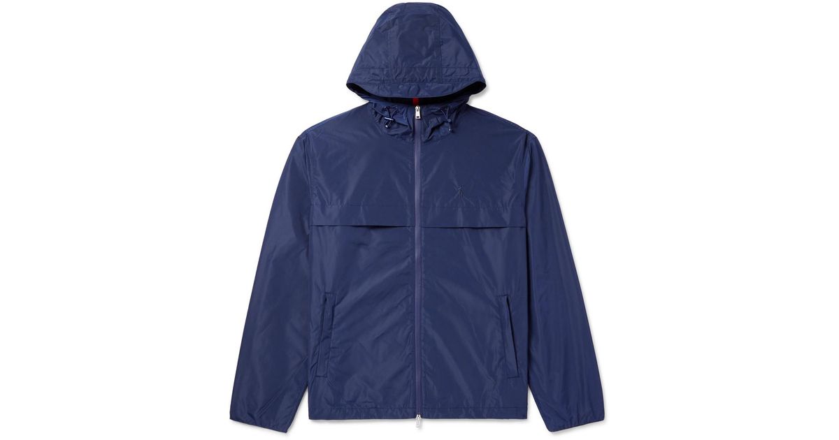 Polo Ralph Lauren Logo-embroidered Shell Jacket in Blue for Men | Lyst