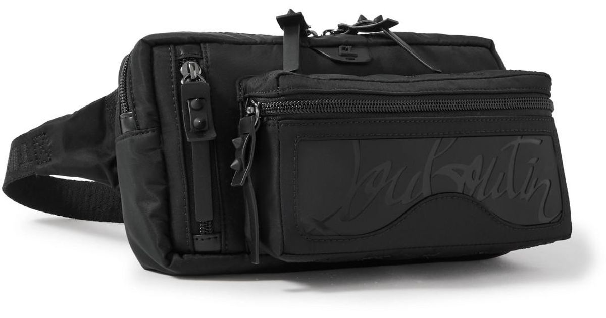 Christian Louboutin Loubideal Studded Rubber-trimmed Shell And Mesh ...