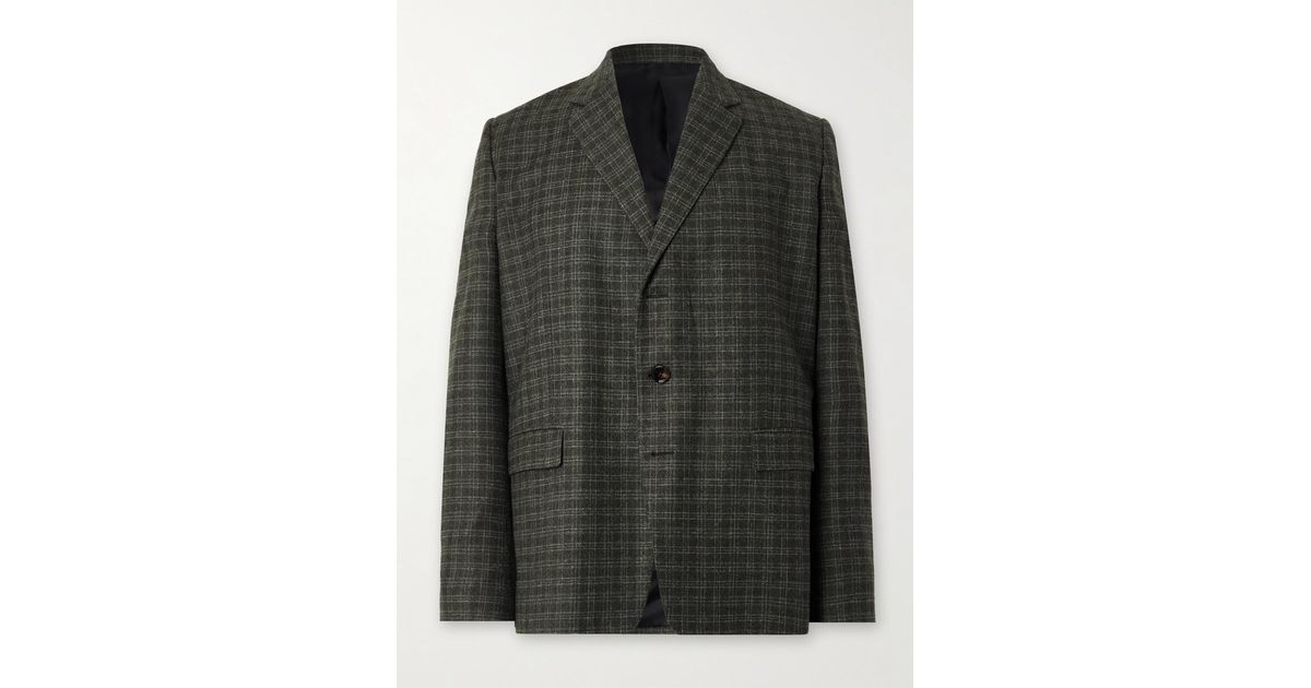 Celine Wool Bouclé Jacket in Black for Men | Lyst UK