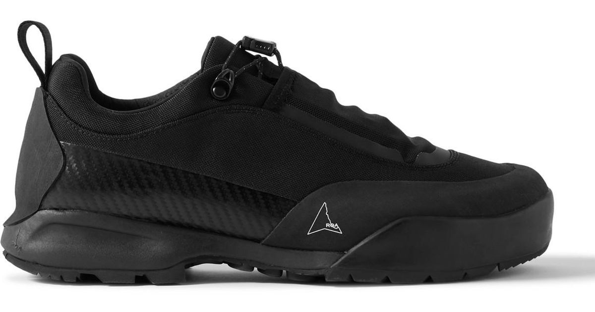 Roa Cingino Rubber-trimmed Nylon Hiking Sneakers in Black for Men | Lyst
