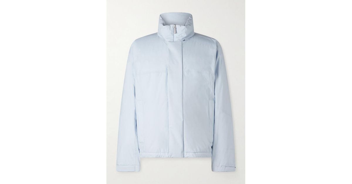 Laminar Padded Shell Hooded Jacket in Blue for Men | Lyst UK