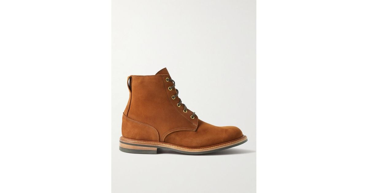 Tricker's Bernwood Hydro Nubuck Boots in Brown for Men | Lyst Australia
