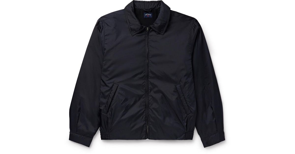 Noah Nylon Blouson Jacket in Blue for Men | Lyst