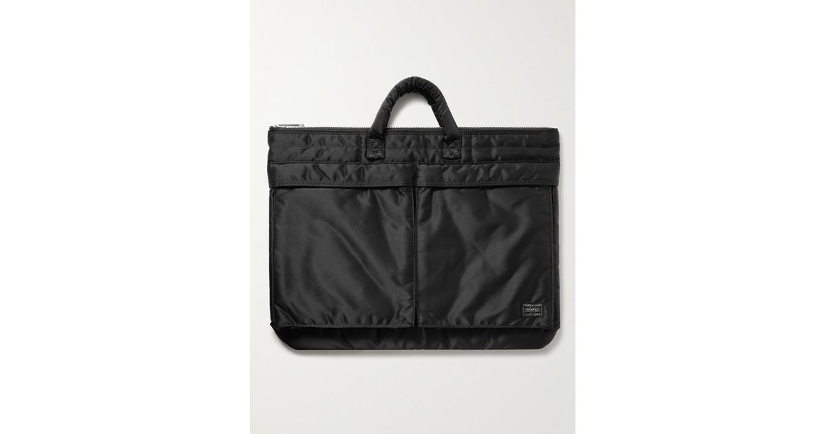 Porter-Yoshida and Co Tanker Short Helmet Nylon Tote Bag in Black for ...