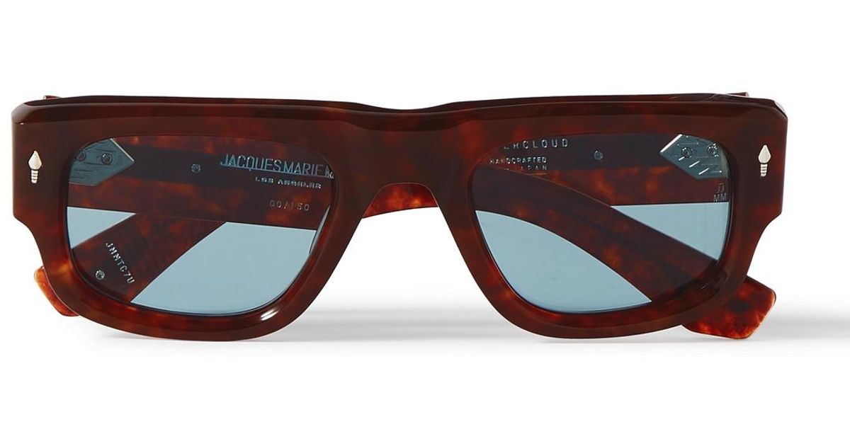 Jacques Marie Mage Thundercloud Square-frame Tortoiseshell Acetate ...