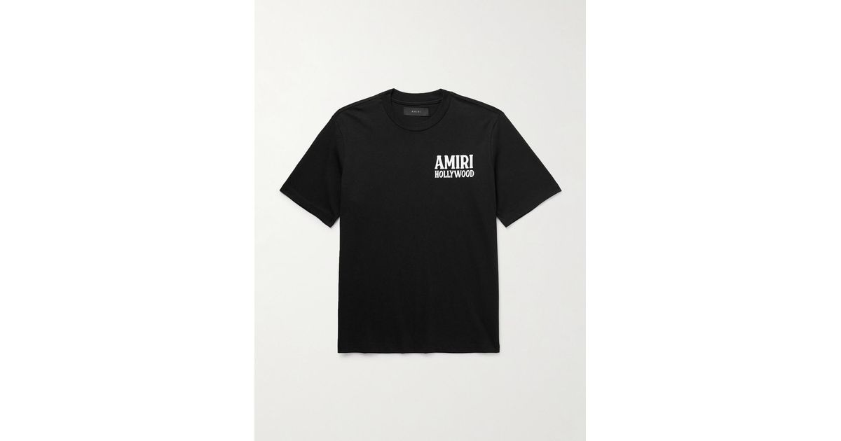 Amiri Jazz Wolf Logo-print Cotton-jersey T-shirt in Black for Men | Lyst UK