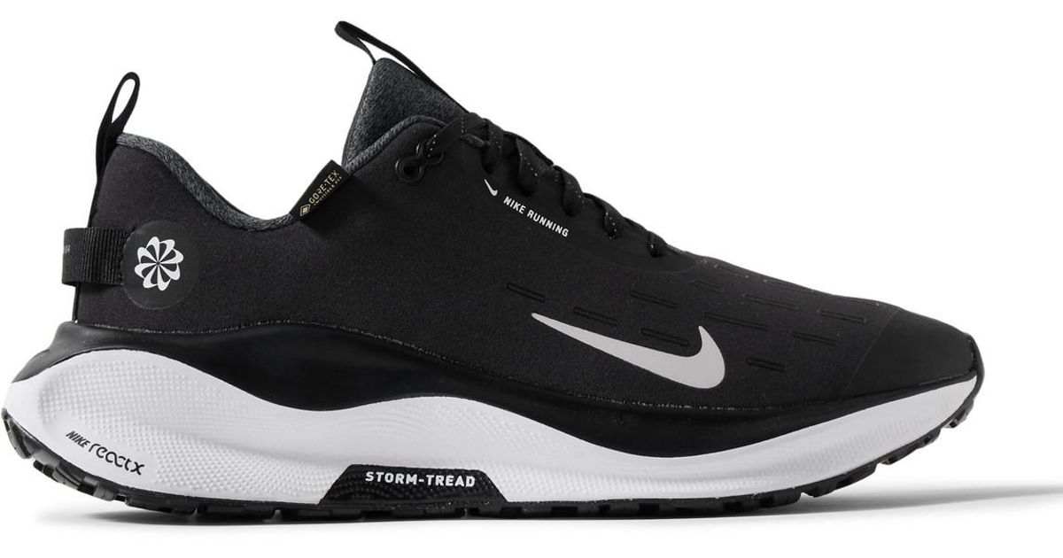 Nike Infinity Run 4 Rubber-trimmed Gore-tex Running Sneakers in Black ...