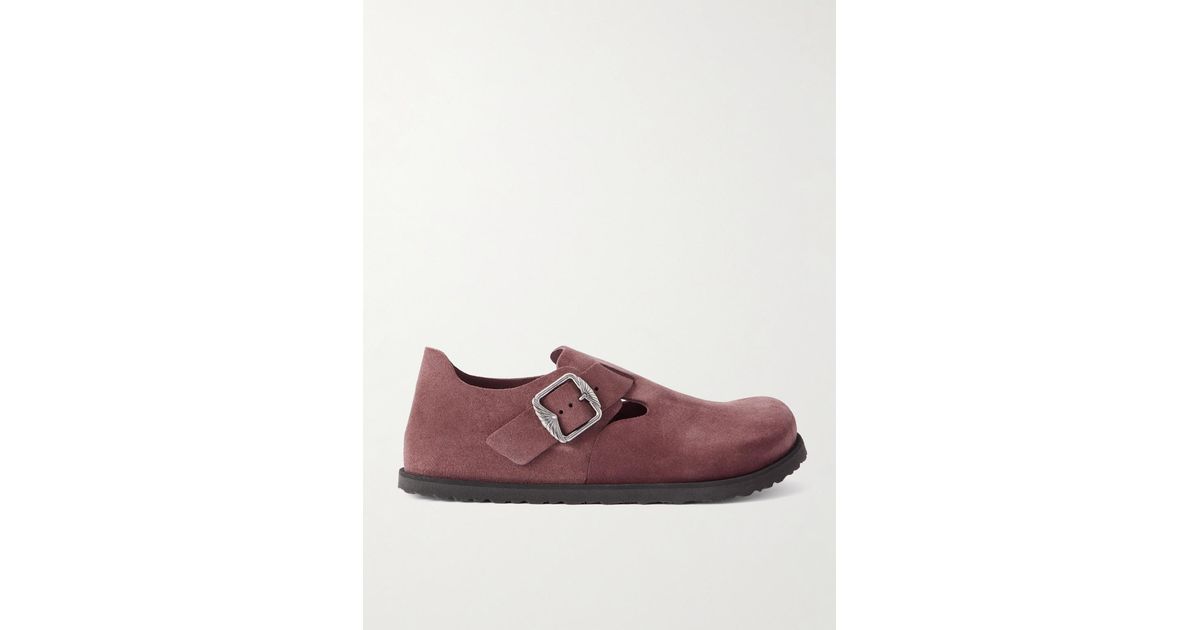Birkenstock London Suede Clogs in Brown for Men | Lyst UK