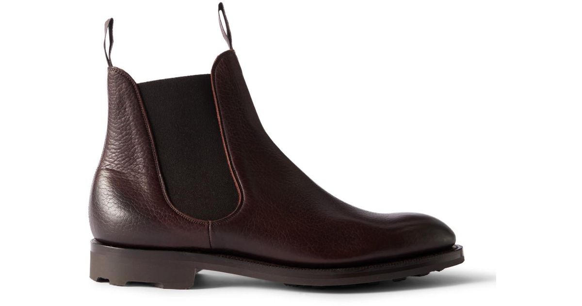 Edward Green Newmarket Full-Grain Leather Chelsea Boots in Brown for ...
