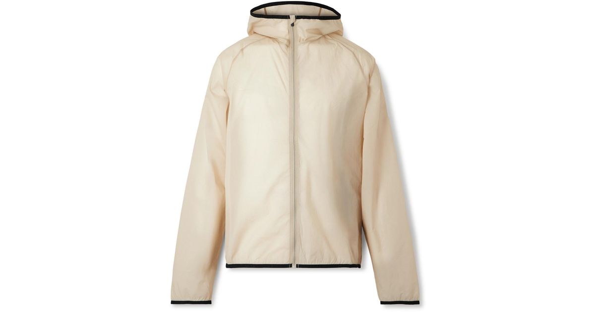 District Vision Milli Ultralight Ripstop Hooded Jacket in Natural for ...