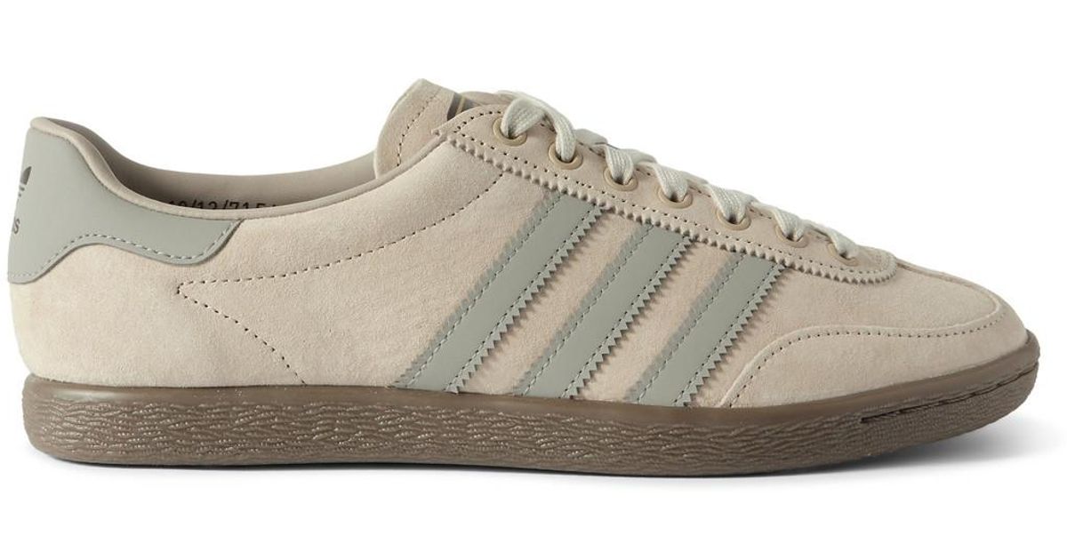 adidas Originals Failsworth Spzl Leather-trimmed Suede Sneakers in Gray ...