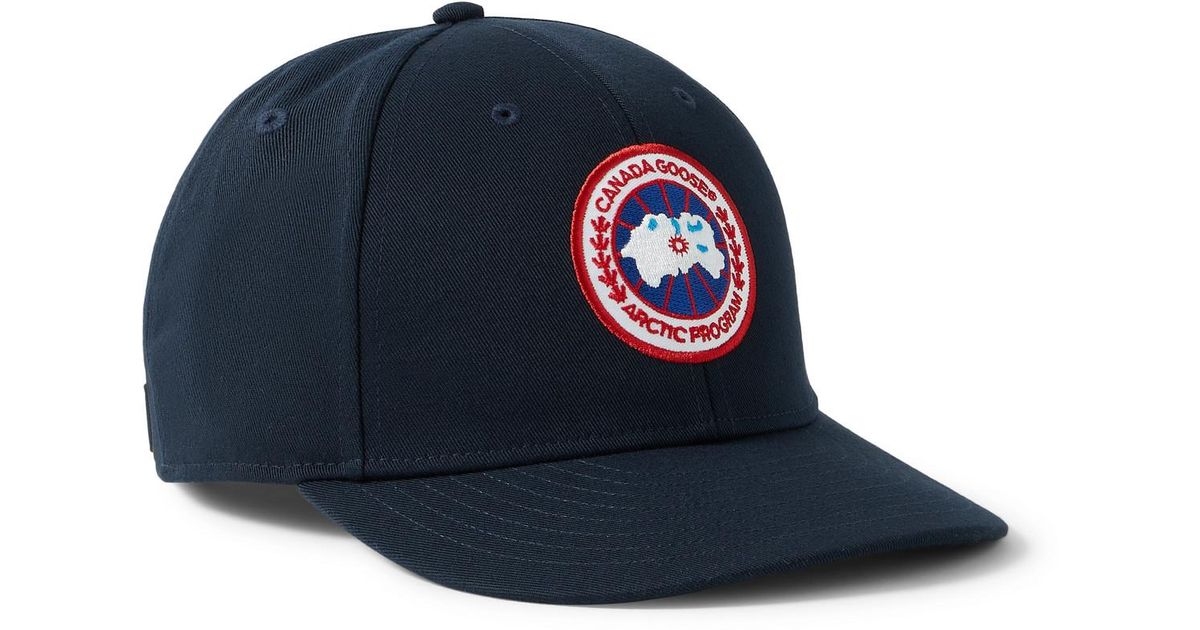 Canada Goose Arctic Logo-Appliquéd Twill Baseball Cap in Blue for Men ...