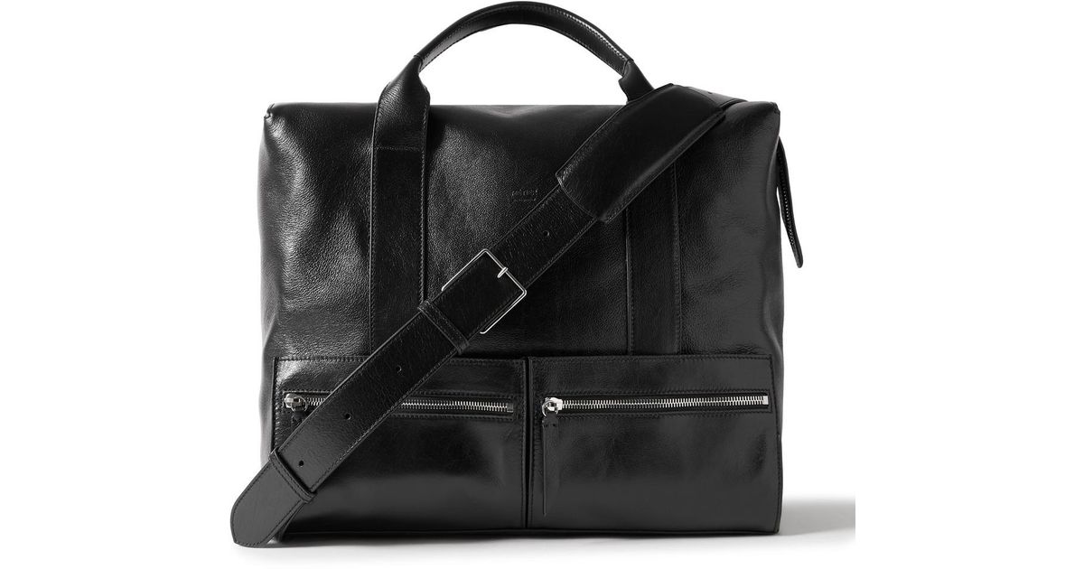 Metier Racer 40 Elvis Leather Weekend Bag in Black for Men | Lyst