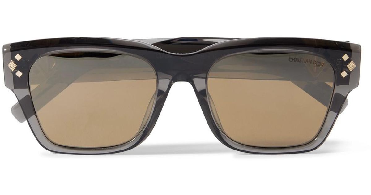 Dior Cd Diamond S2I D-Frame Acetate And-Tone Sunglasses in Green for ...