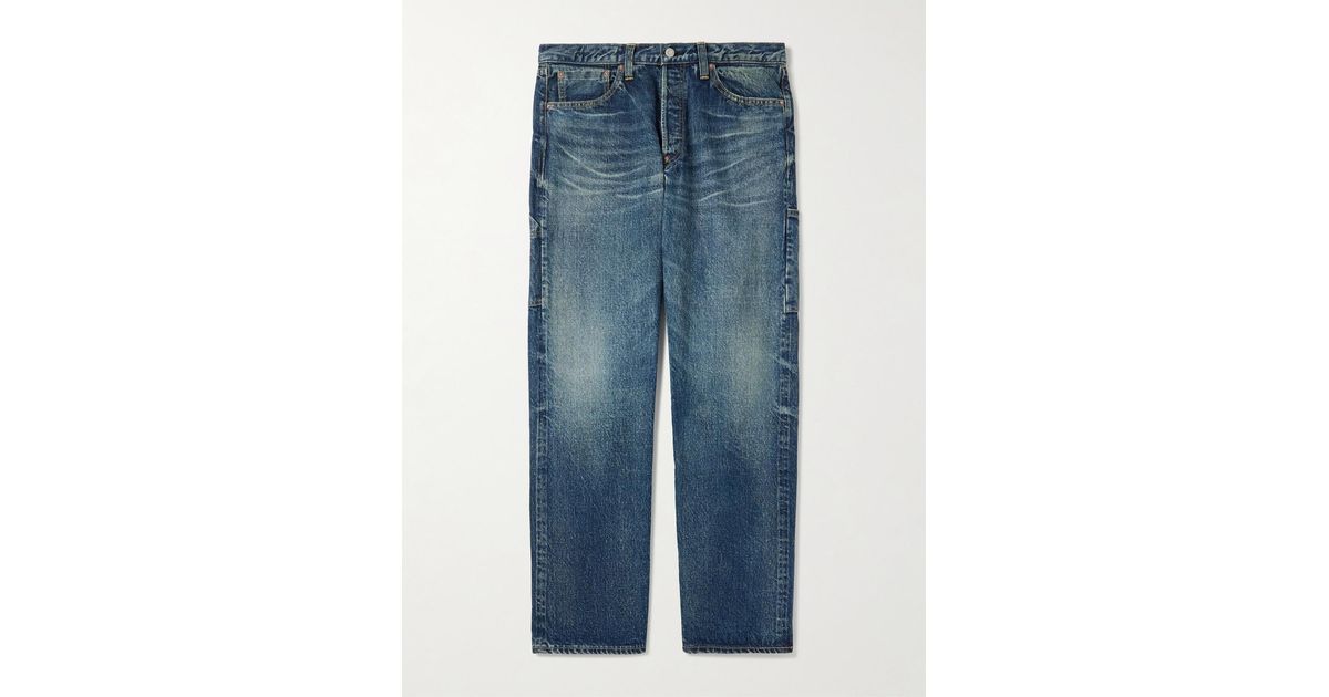 Human Made Future Straight-Leg Selvedge Jeans in Blue for Men | Lyst UK