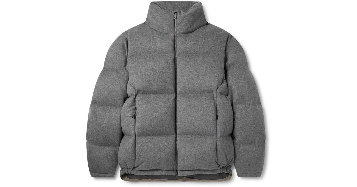 Sease Tribeca Quilted Wish Virgin Wool And Cashmere-Blend Down Jacket ...