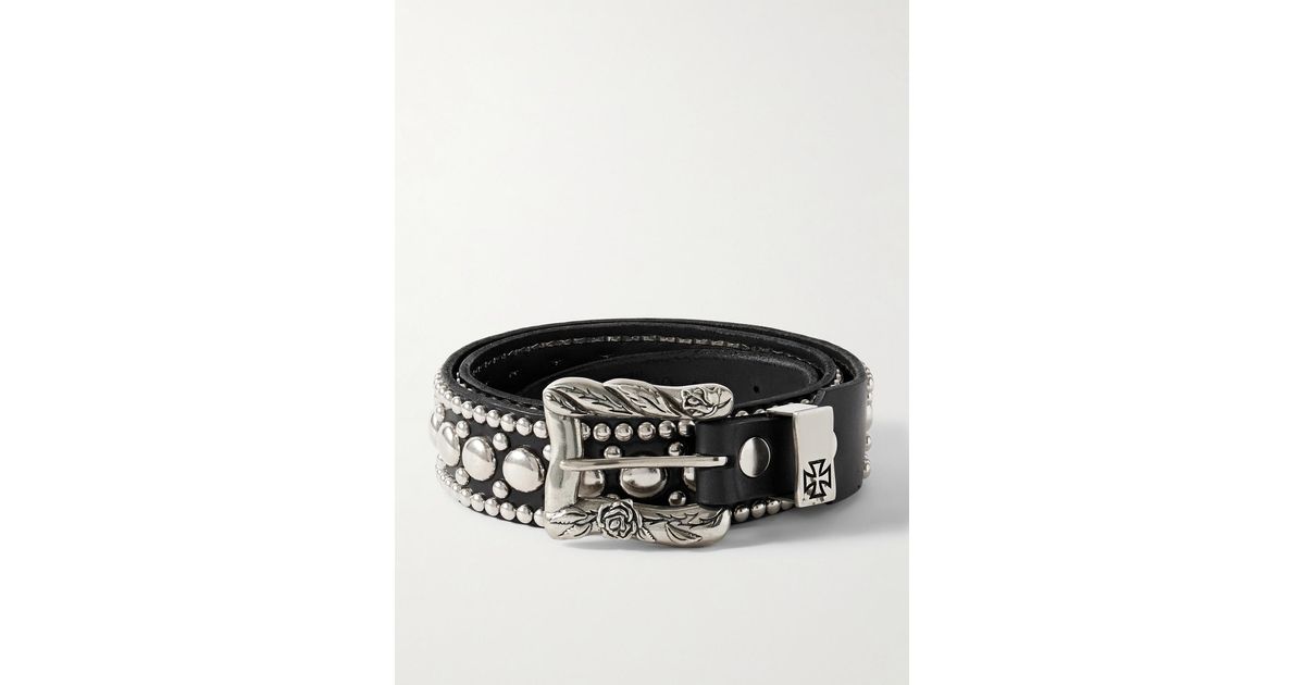 Enfants Riches Deprimes 3.5Cm Goodbye Franky Studded Leather Belt in ...