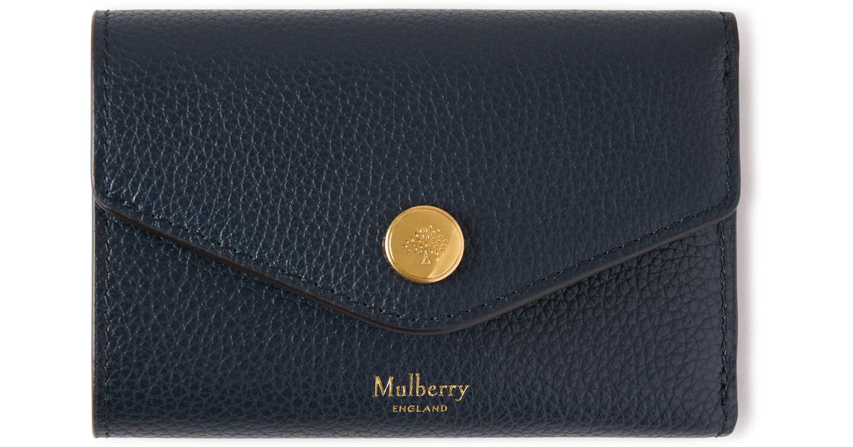Mulberry Folded Multi-Card Wallet Night Sky in Blue | Lyst UK