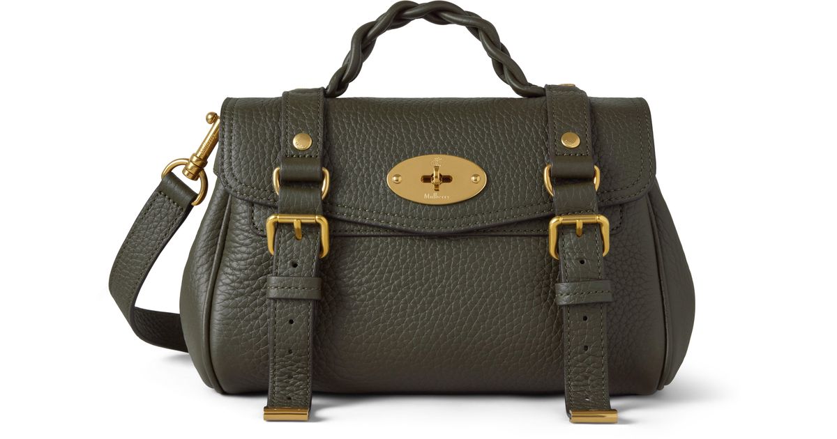Mulberry Mini Alexa Juniper in Black | Lyst