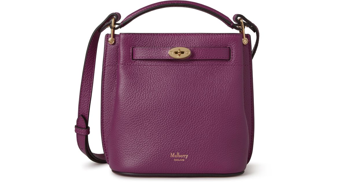 Mulberry Mini Islington Bucket Orchid Bloom in Purple | Lyst