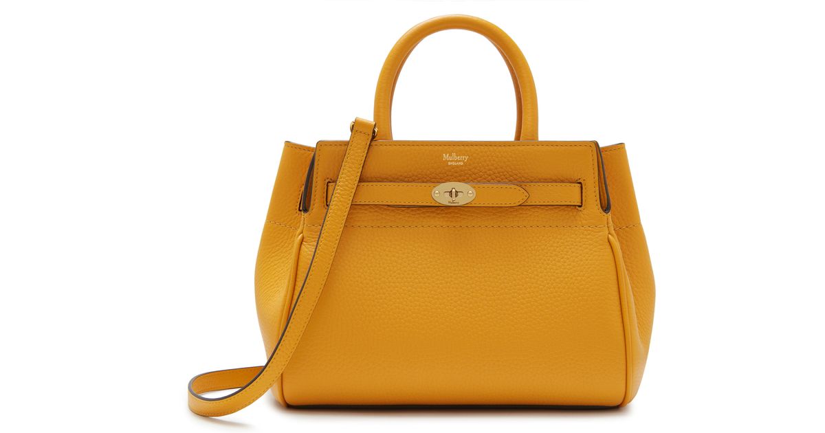 Mulberry Small Belted Bayswater In Deep Amber Heavy Grain Lyst UK mulberry-small-belted-bayswater-in-deep-amber-heavy-grain-lyst-uk