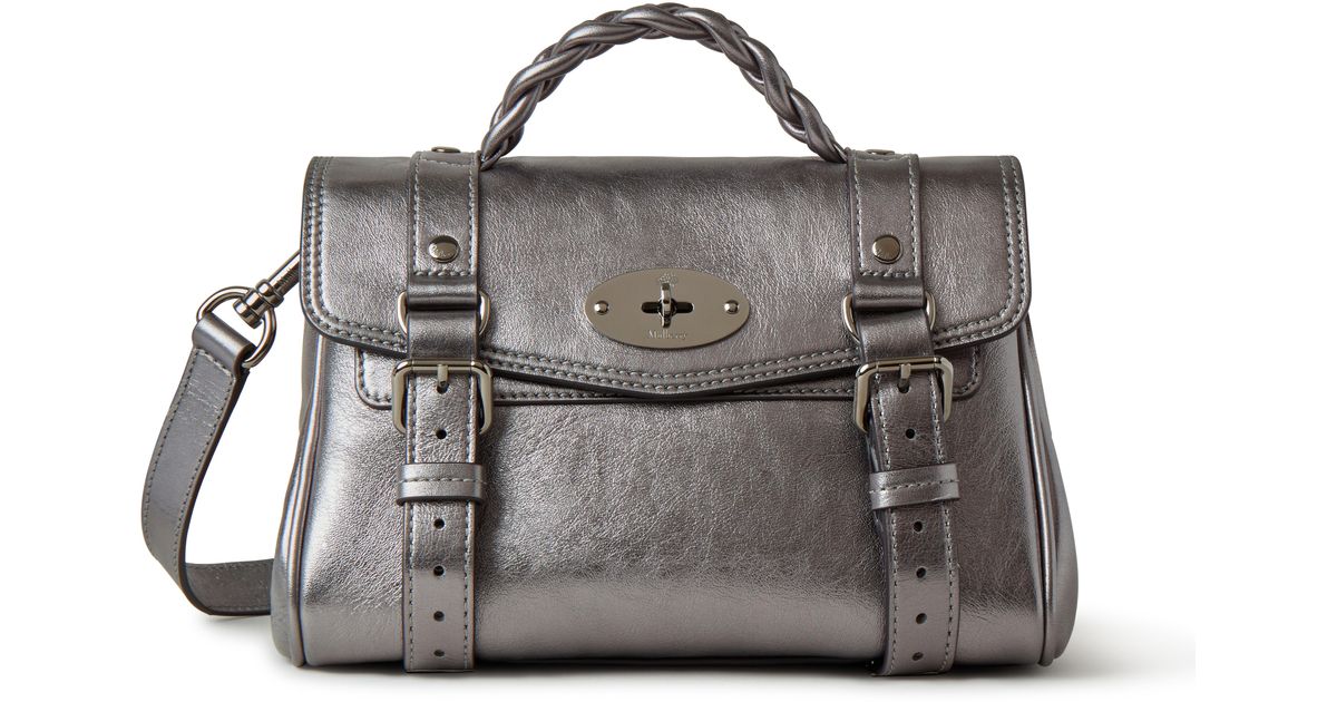 Mulberry Mini Alexa in Gray | Lyst