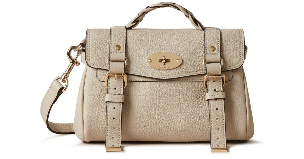 Mulberry Alexa Mini Bag in Natural | Lyst