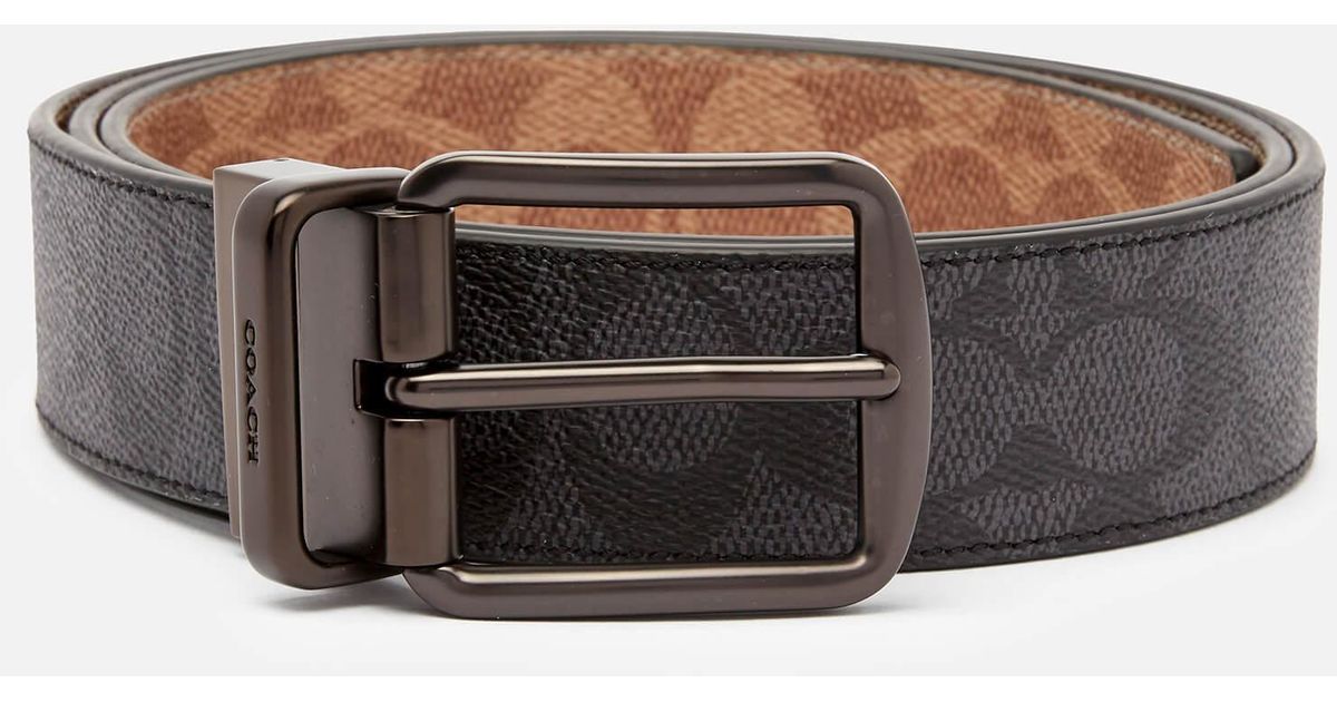 COACH 38mm Cut-to-size Harness Belt In Signature Canvas in Brown for ...