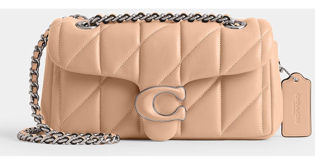 COACH Tabby 20 Quilted Leather Shoulder Bag in Brown | Lyst Canada