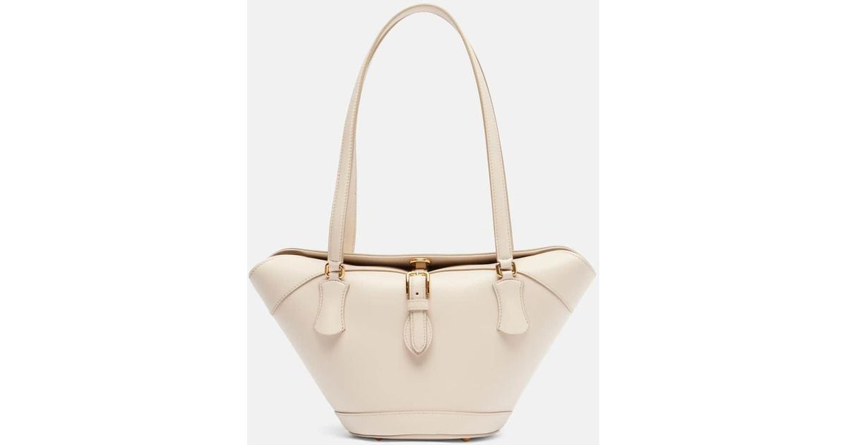 Dolce & Gabbana Capri Medium Leather Tote Bag in White | Lyst UK