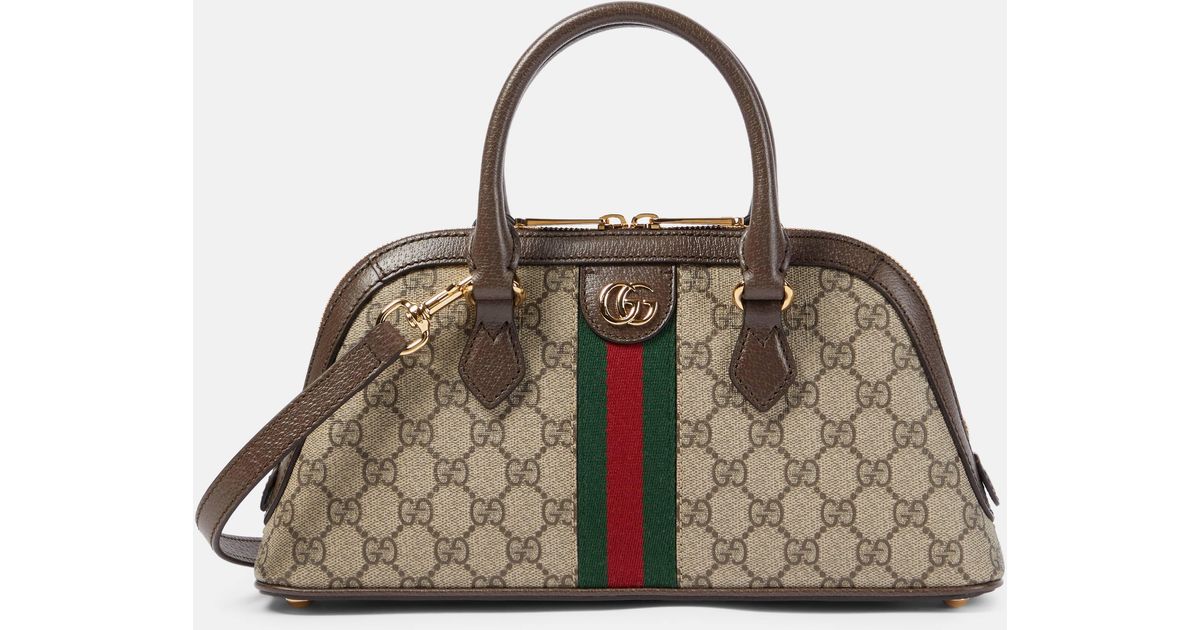Gucci Ophidia Gg Canvas Shoulder Bag in Brown | Lyst Canada