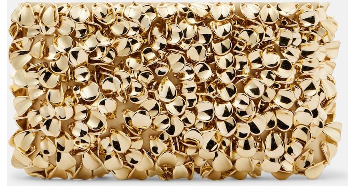 Jonathan Simkhai Reese Small Embellished Clutch in Metallic | Lyst UK