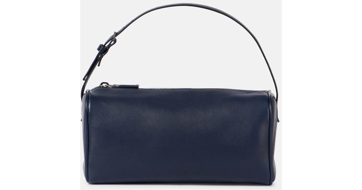 The Row '90S Leather Shoulder Bag in Blue | Lyst