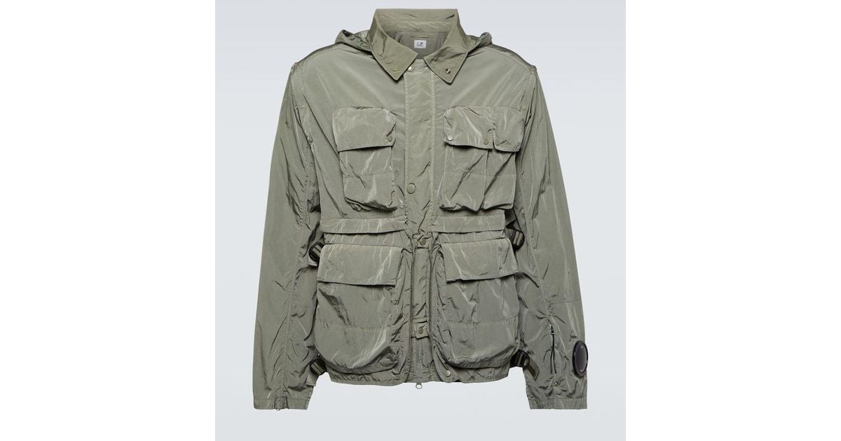 C.P. Company Chrome-R Goggle Jacket in Green for Men | Lyst