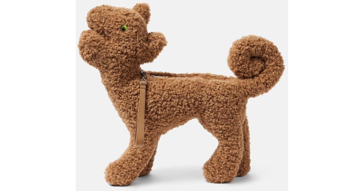 Simone Rocha Creature Teddy Clutch in Brown | Lyst