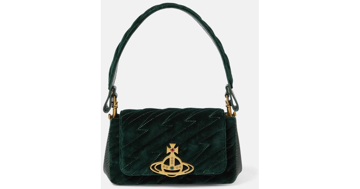 Vivienne Westwood Hazel Medium Quilted Shoulder Bag in Black | Lyst