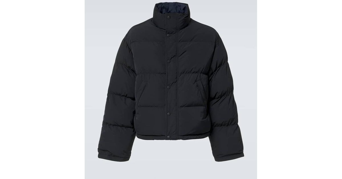 Balenciaga Loop Sports Icon Reversible Puffer Jacket in Black for Men ...