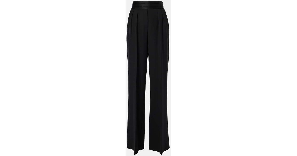 Rebecca Vallance Eclipse Wide-Leg Pants in Black | Lyst