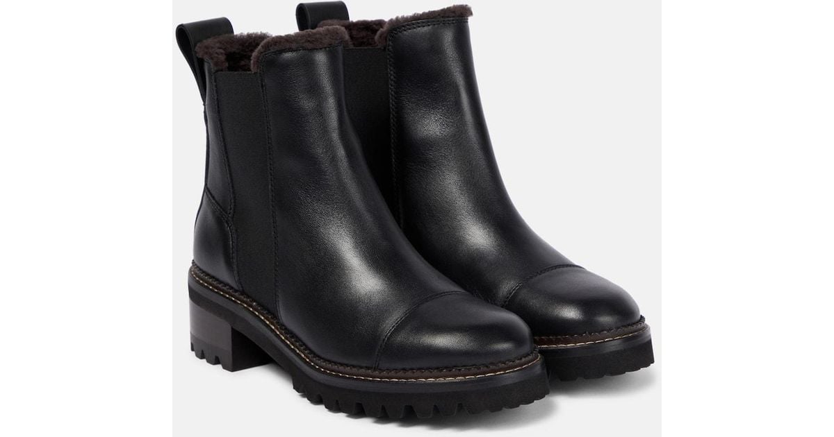 See By Chloé Mallory Chelsea Boot in Black | Lyst