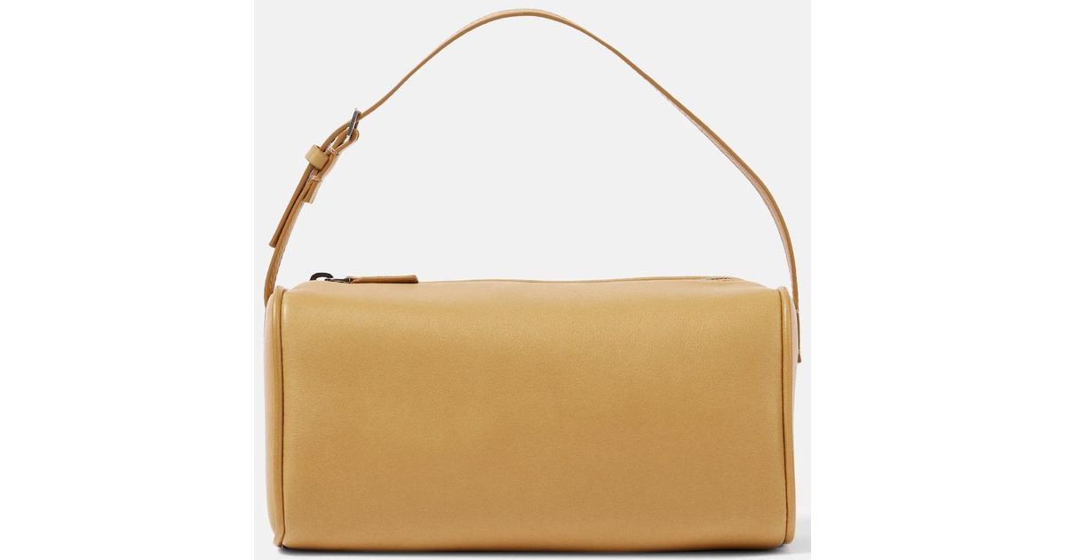 The Row '90S Leather Shoulder Bag in Natural | Lyst