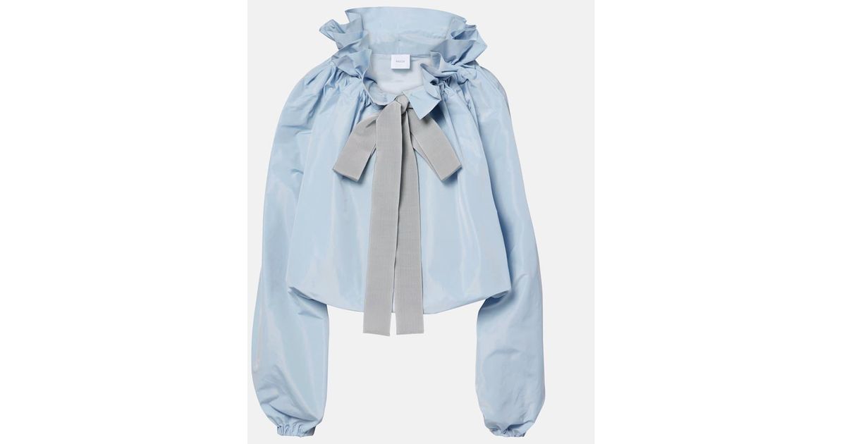 Patou Iconic Volume Top in Blue | Lyst