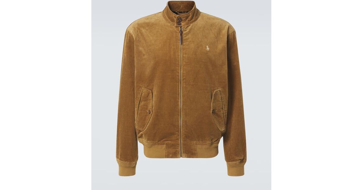 Polo Ralph Lauren Cotton Corduroy Jacket in Brown for Men | Lyst