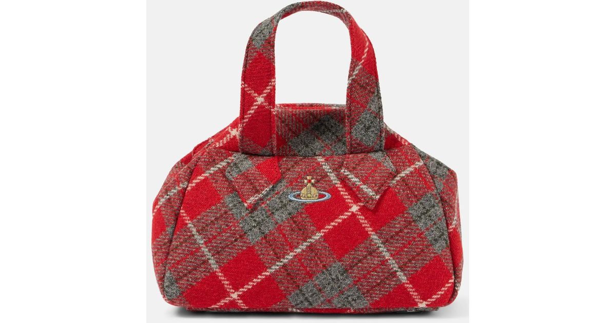 Vivienne Westwood Archive Medium Canvas Tote Bag in Red | Lyst UK