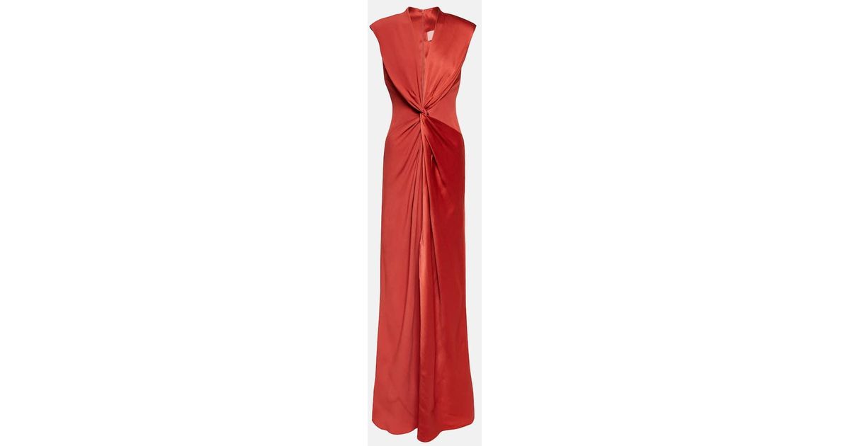 Max Mara Bridal Pilard Gathered Maxi Gown | Lyst