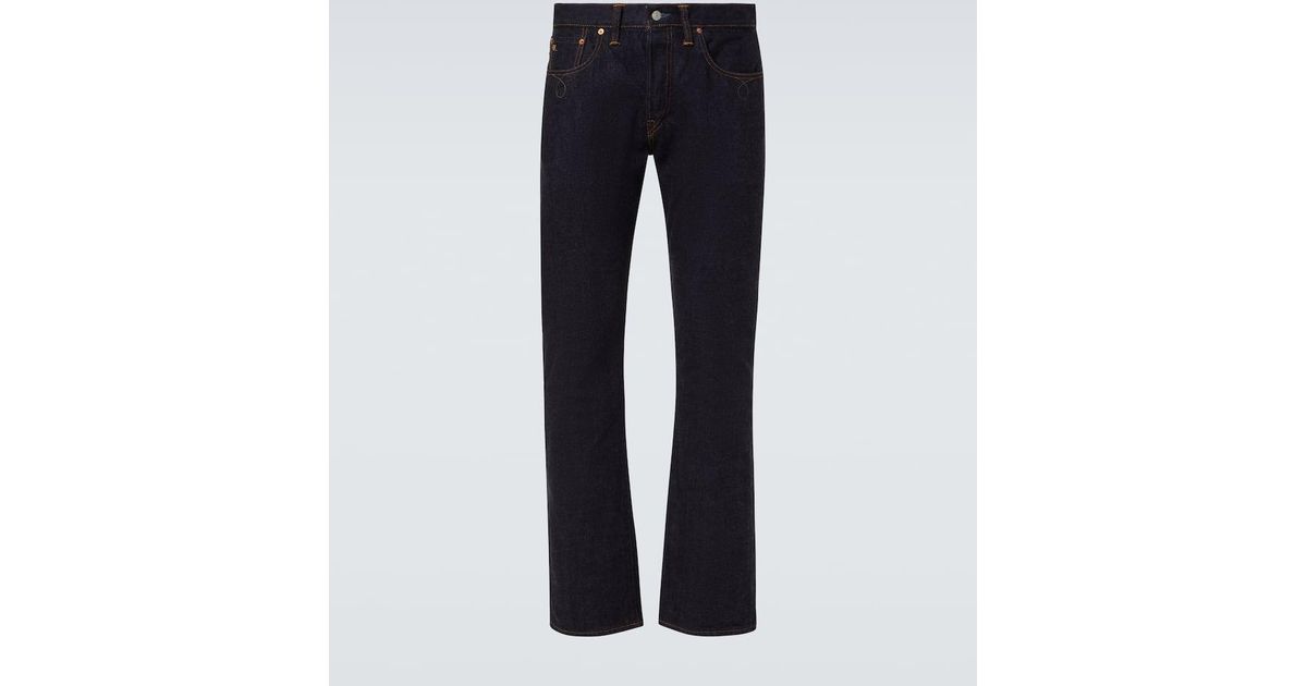 RRL Mid-Rise Bootcut Jeans in Blue for Men | Lyst