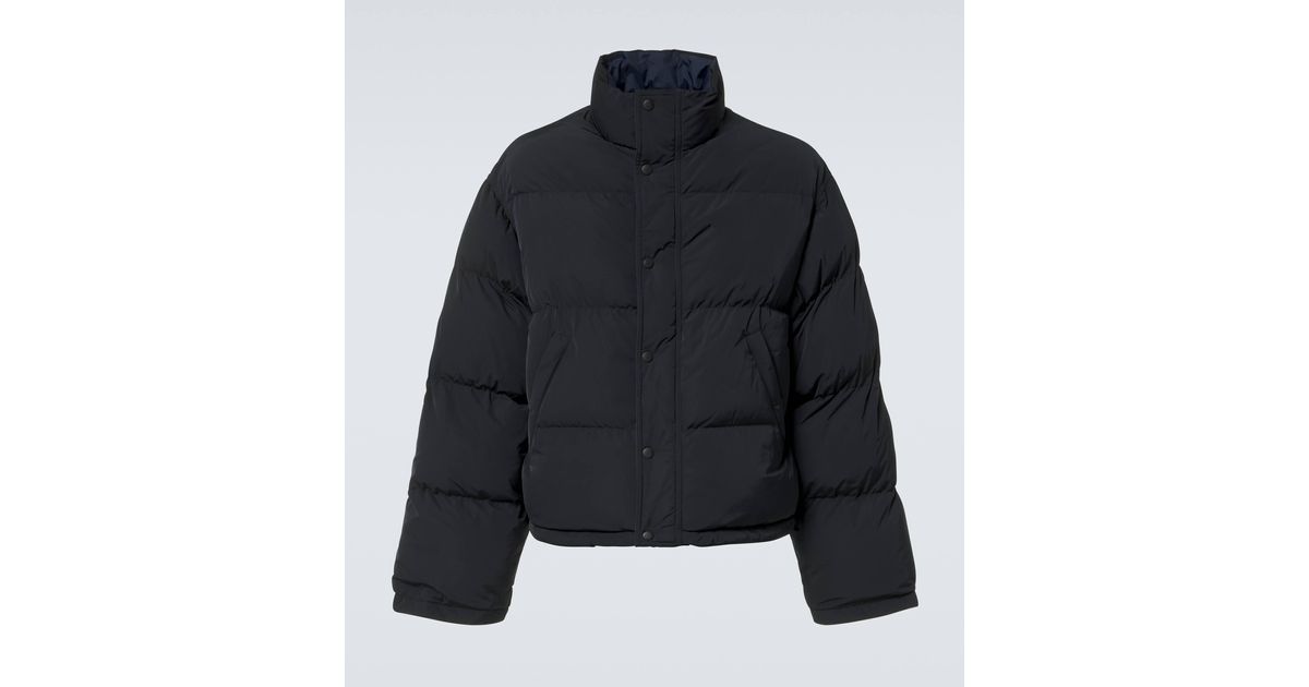 Balenciaga Loop Sports Icon Reversible Puffer Jacket in Black for Men ...