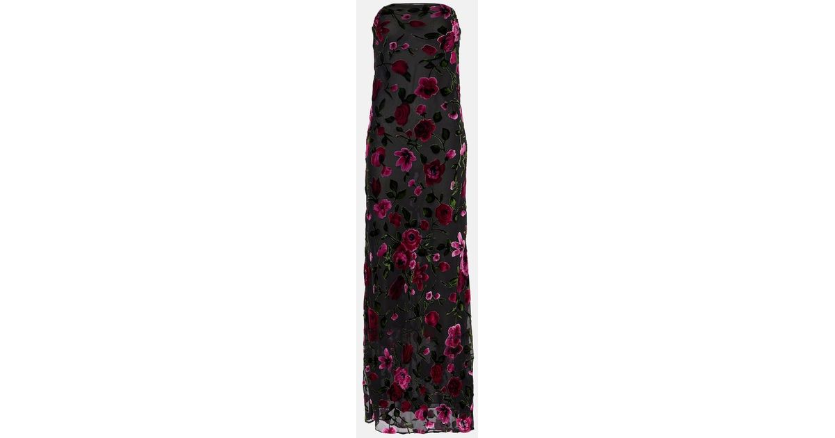 Rodarte Velvet Devore Gown in Purple | Lyst