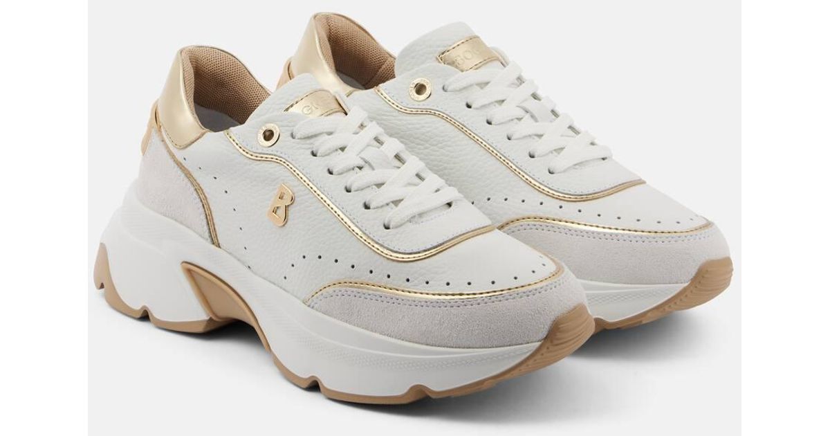 Bogner Kobe Leather Platform Sneakers in White | Lyst