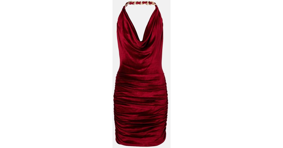 Balmain Party Dresses in Red | Lyst UK